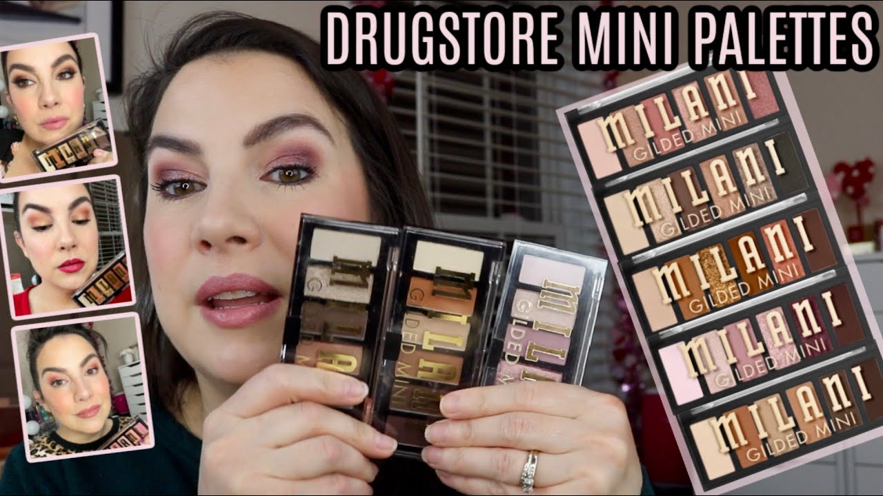 RANKING Milani’s New Mini Palettes + Tutorial - YouTube