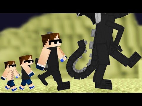 Minecraft'ta EJDERHAYA Dönüştüm!