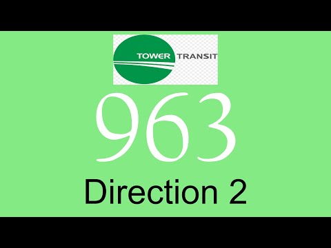 Tower Transit Trunk Service 963 Hyperlapse (Direction 2) / SMB8037C ...