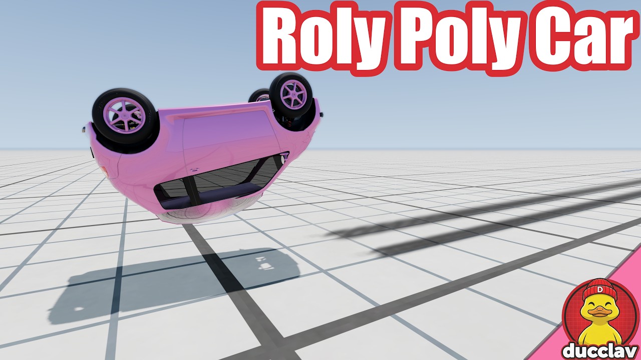 I Made a Car That Front Flips | The Roly Poly Challenge - YouTube