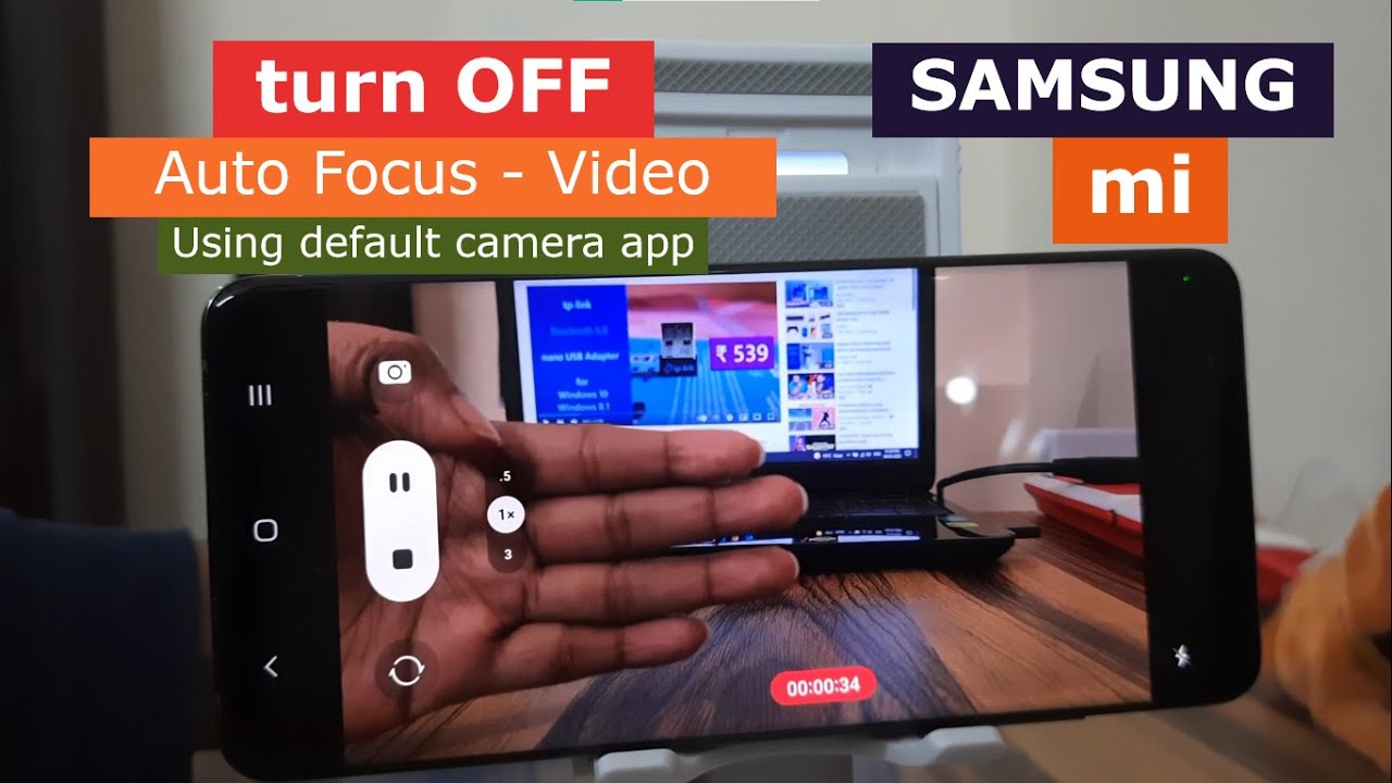Turn off auto-focus on Samsung and mi phones - YouTube