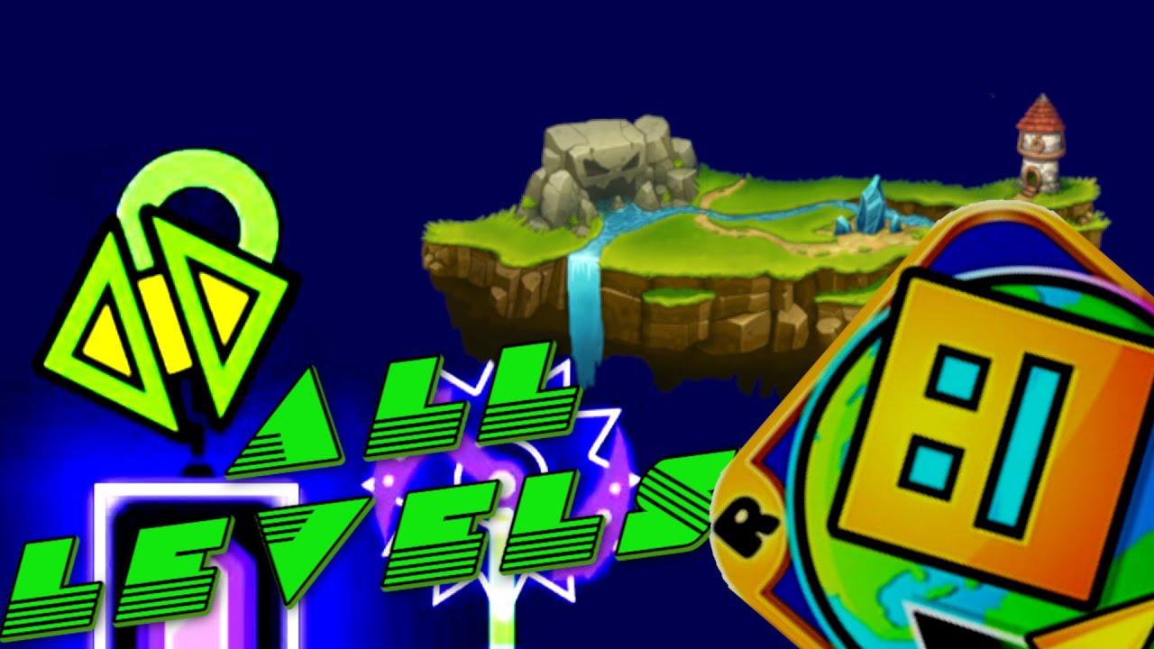 All GD worlds`s levels | Все уровни в ГД world в ПОЛНОЙ версии - YouTube