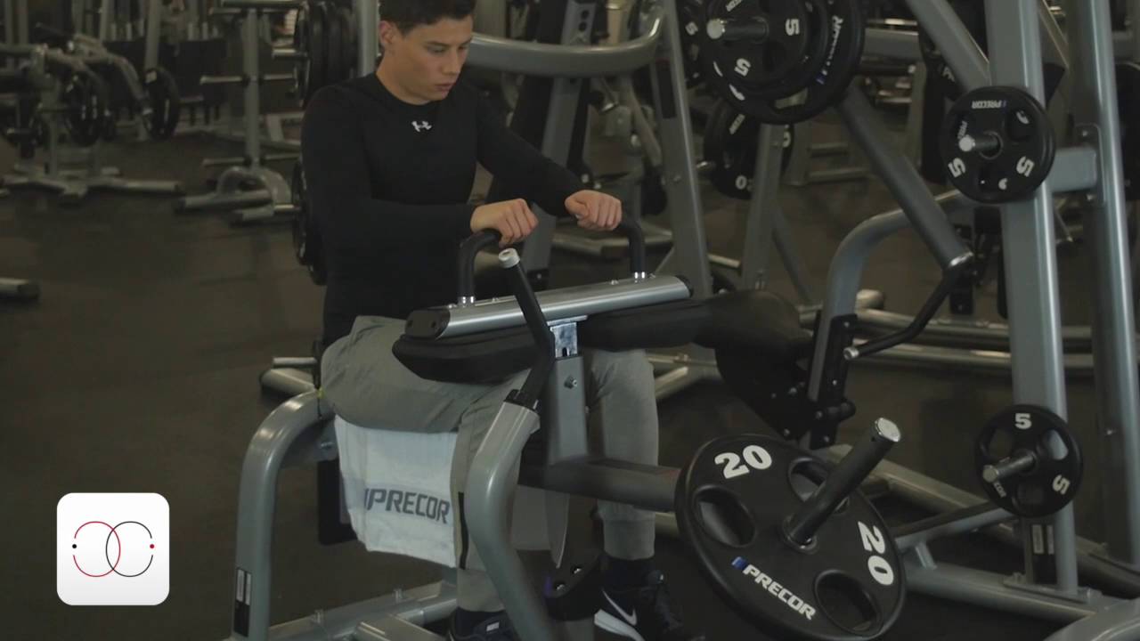 Calf Raise Precor Discovery Strength - YouTube