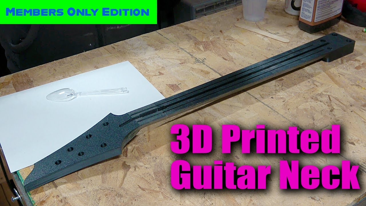 Making A 3D Printed Electric Guitar: Part 3 - YouTube