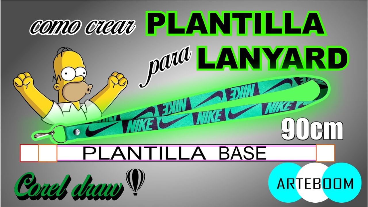 Como crear PLANTILLA para LANYARD (plantilla base) ⚡ - YouTube