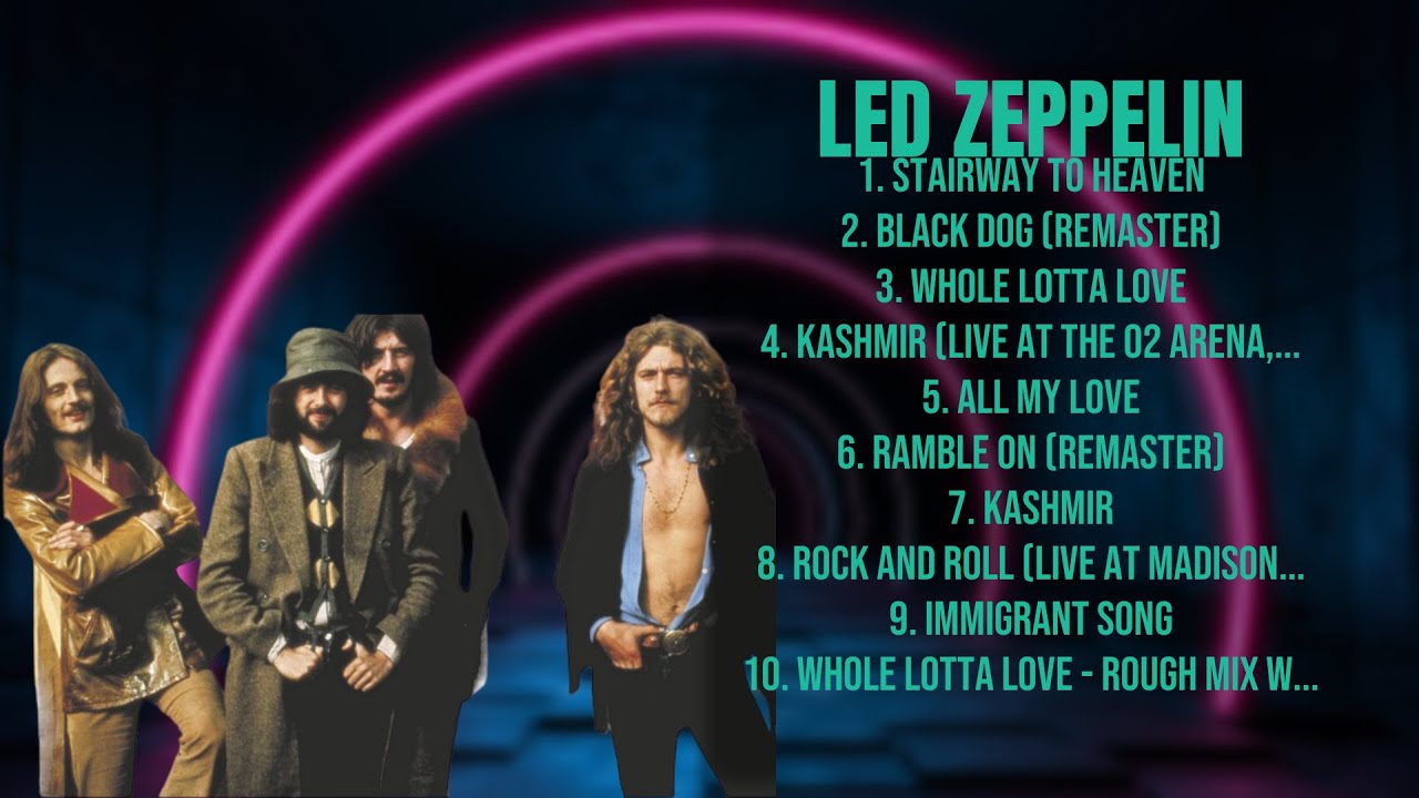 Led Zeppelin-Chart-toppers of the decade-Bestselling Tracks Lineup-Well ...