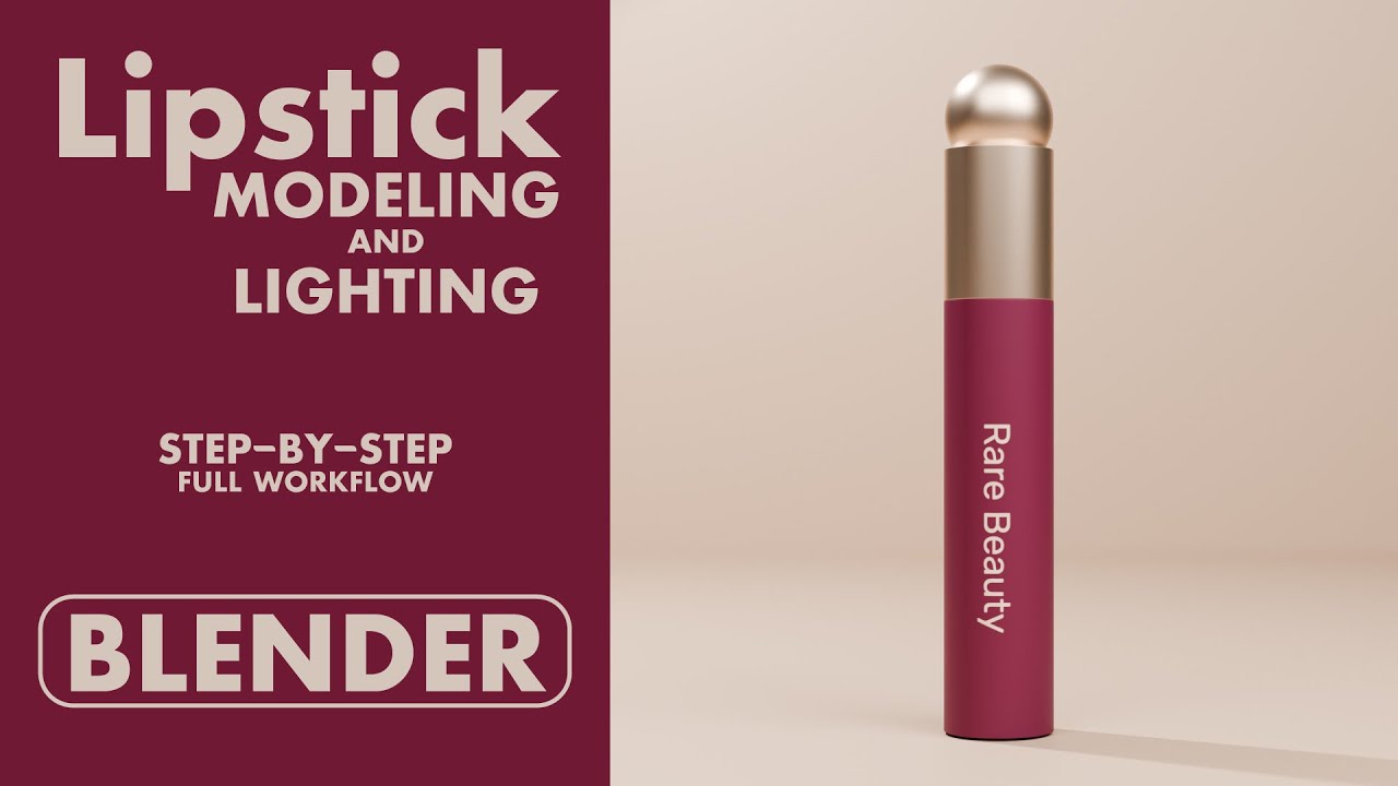 Lipstick tutorial in blender - YouTube