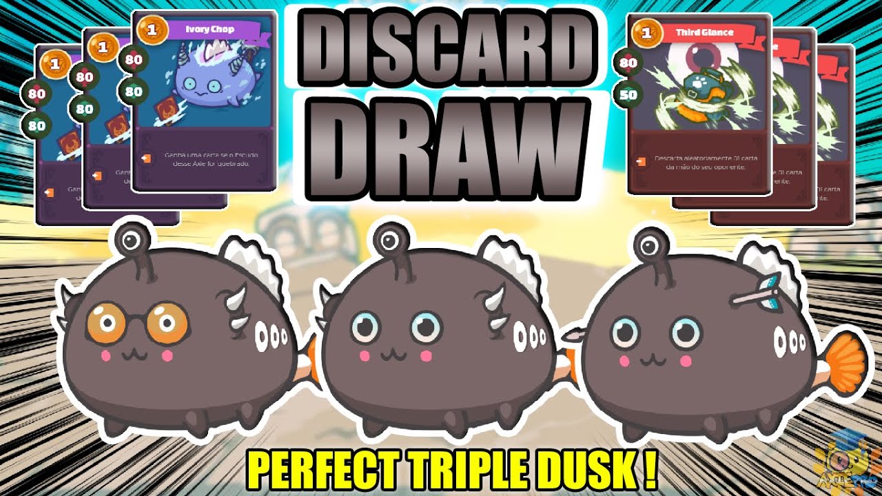 DUSK Perfeito? Compra e Discarte de cartas | Axie Infinity - YouTube