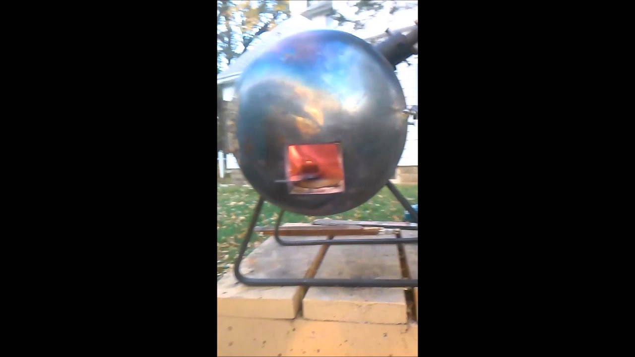 Homemade Propane Forge - YouTube