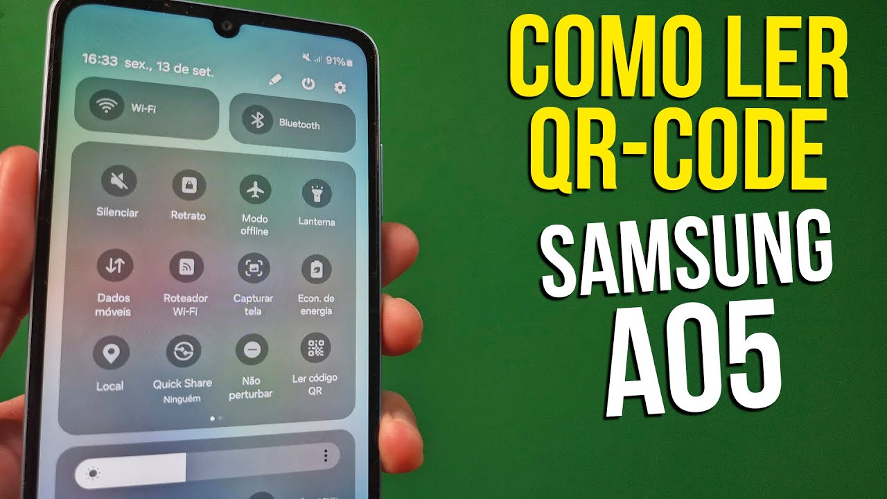 Samsung A05 Como ler QR-Code - YouTube