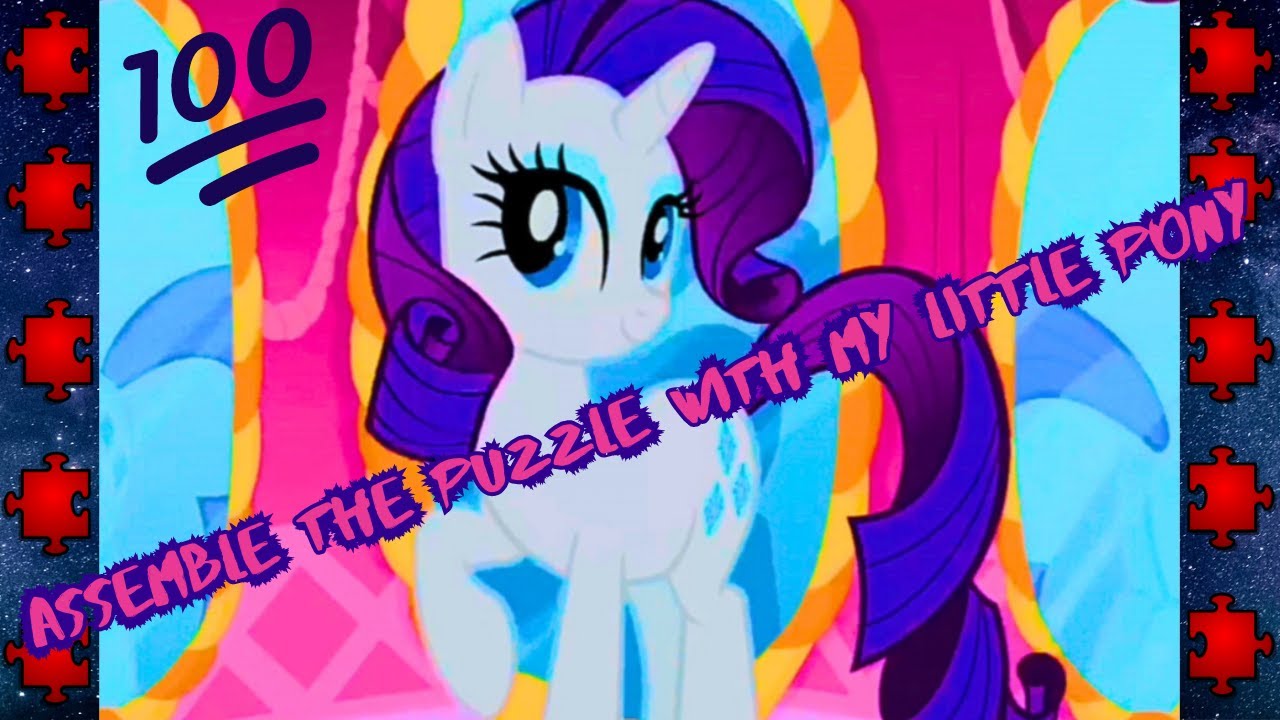 Rarity from My little pony | Jigsaw puzzle | 100 pieses - YouTube