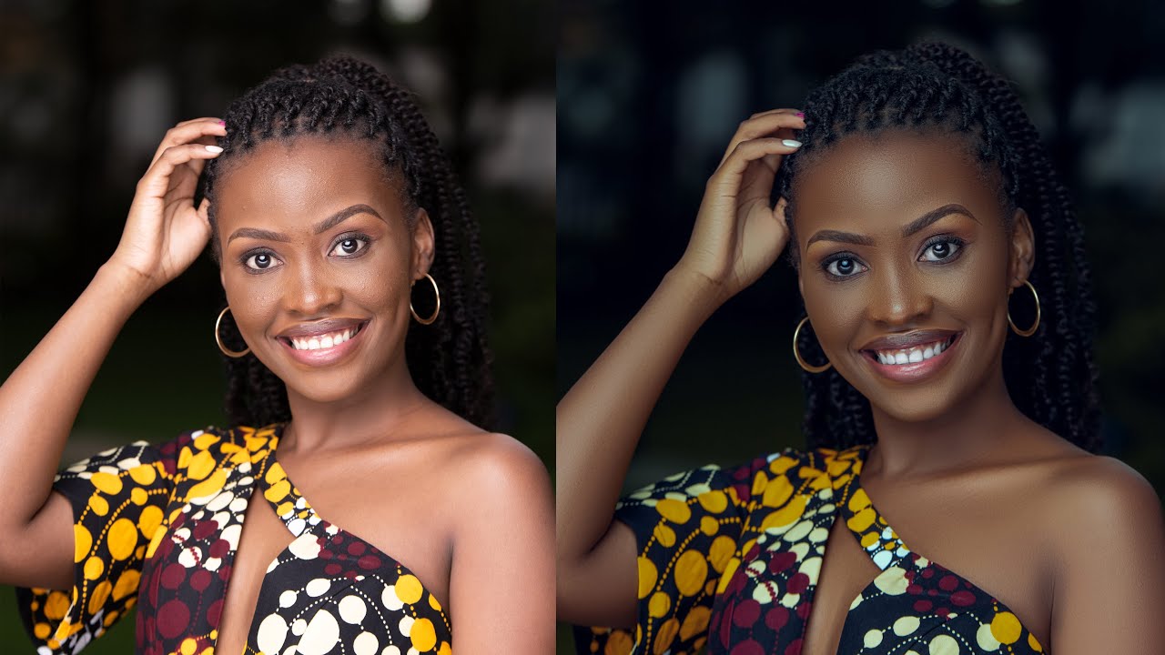 Cinematic Color Grade In Photoshop | Camera Raw Skin Tone Color Grading ...