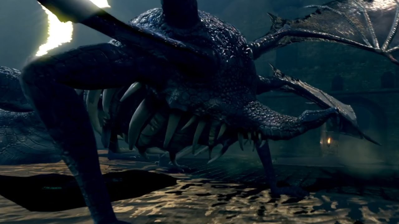 Dark Souls Remastered Gaping Dragon Youtube