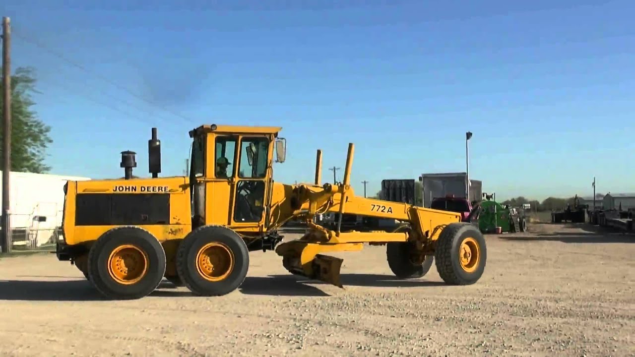 1980 John Deere 772A Motor Grader Stk#JD8894 - YouTube