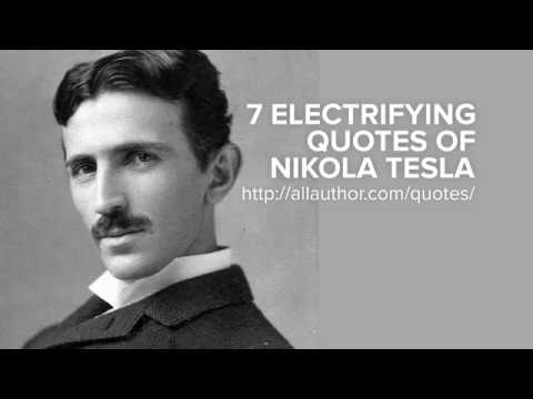7 Electrifying quotes of Nikola Tesla - YouTube