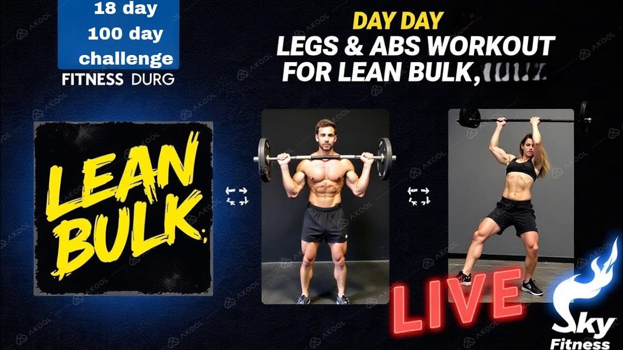 Lean Bulk Day 18: Pushing My Limits (Legs & Abs) - YouTube