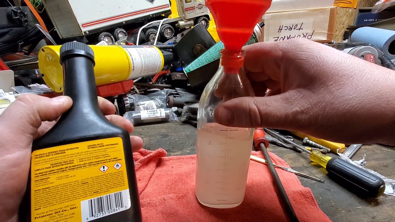 Primrose Phaser 3000 Treating Water Contaminated Gasoline - YouTube