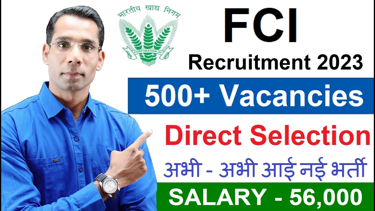 FCI RECRUITMENT 2023| FCI BHARTI 2023| FCI VACANCY 2023| GOVT JOBS ...