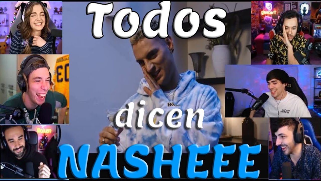 YOUTUBERS/STREAMERS DICEN NASHEE CUANDO VEN A COSCU EN EL REWIND ...