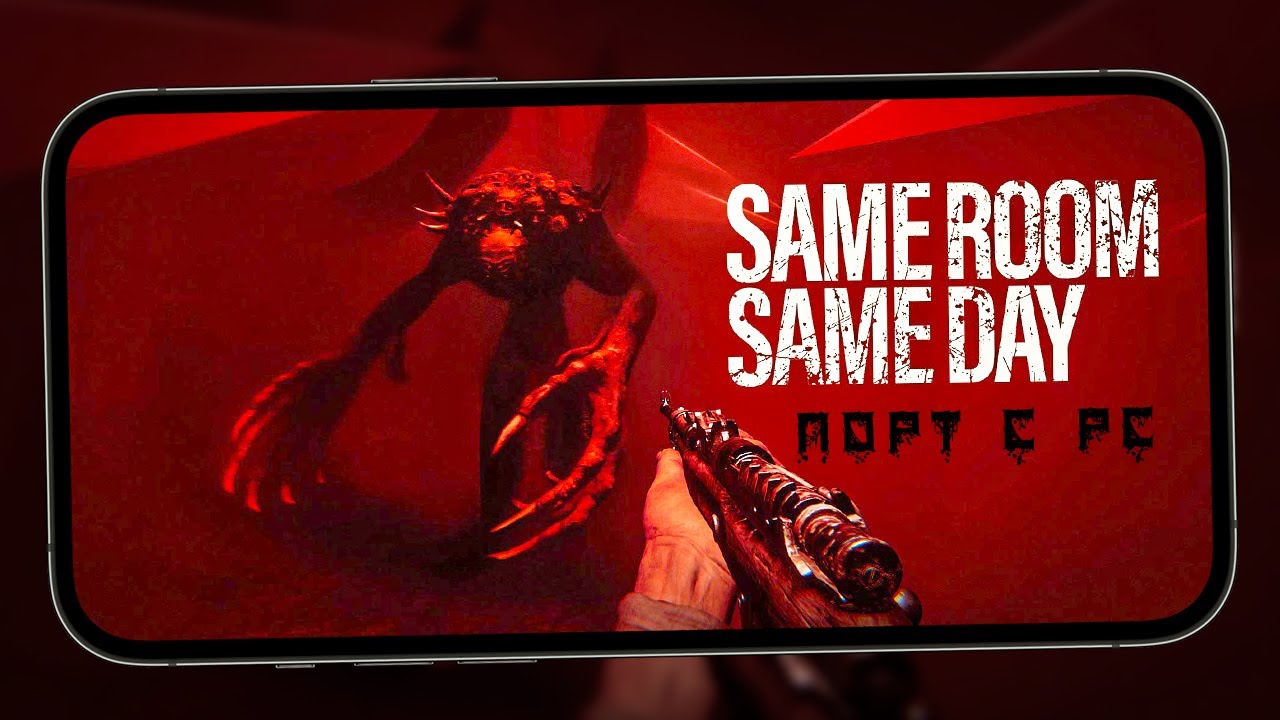 Хоррор-шутер с ПК прибыл на мобилы - Первый взгляд на Same Room Same Day: Pocket (iPhone 13 Pro ...