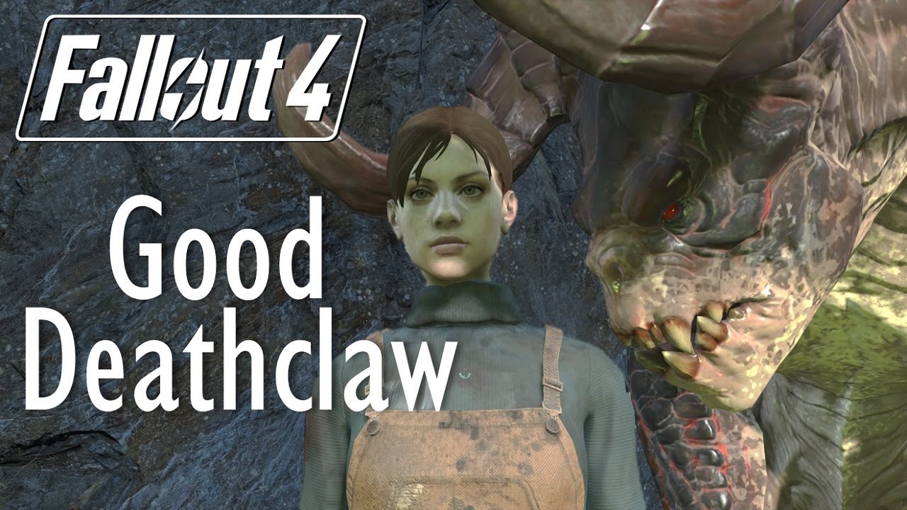 Fallout 4 Friendly Deathclaw Dialogue Youtube