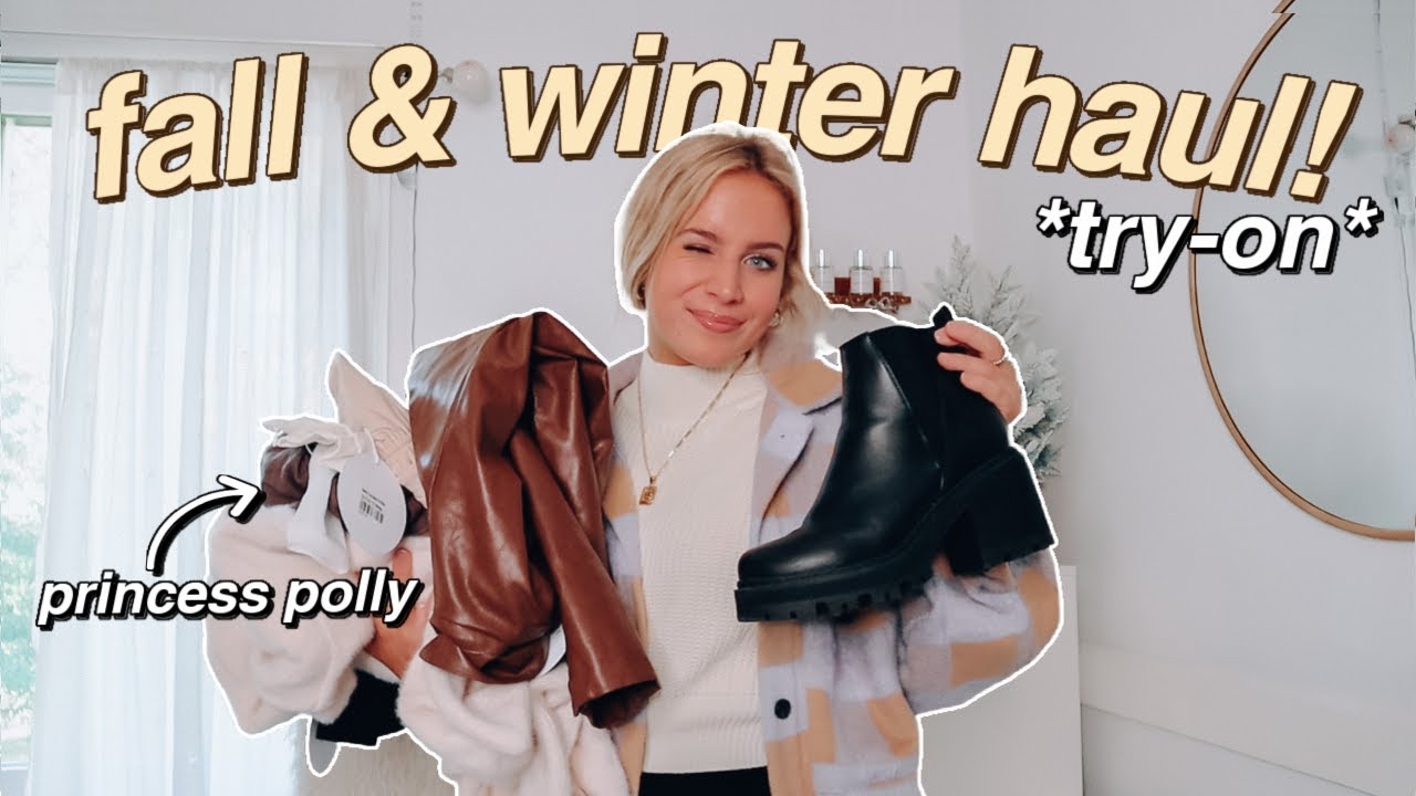 HUGE fall/winter try on clothing haul 2021 *you need these* - YouTube