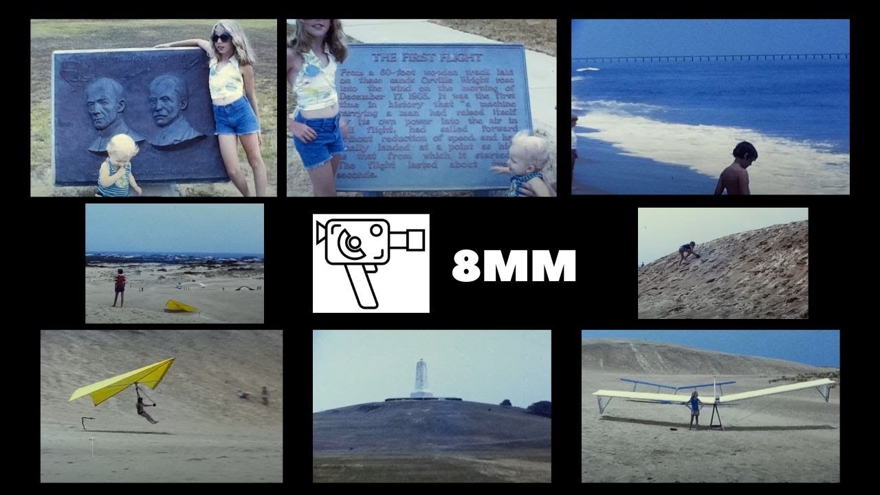 Vintage 1978 Kitty Hawk Family Trip | Wright Brothers & Beach Fun - YouTube