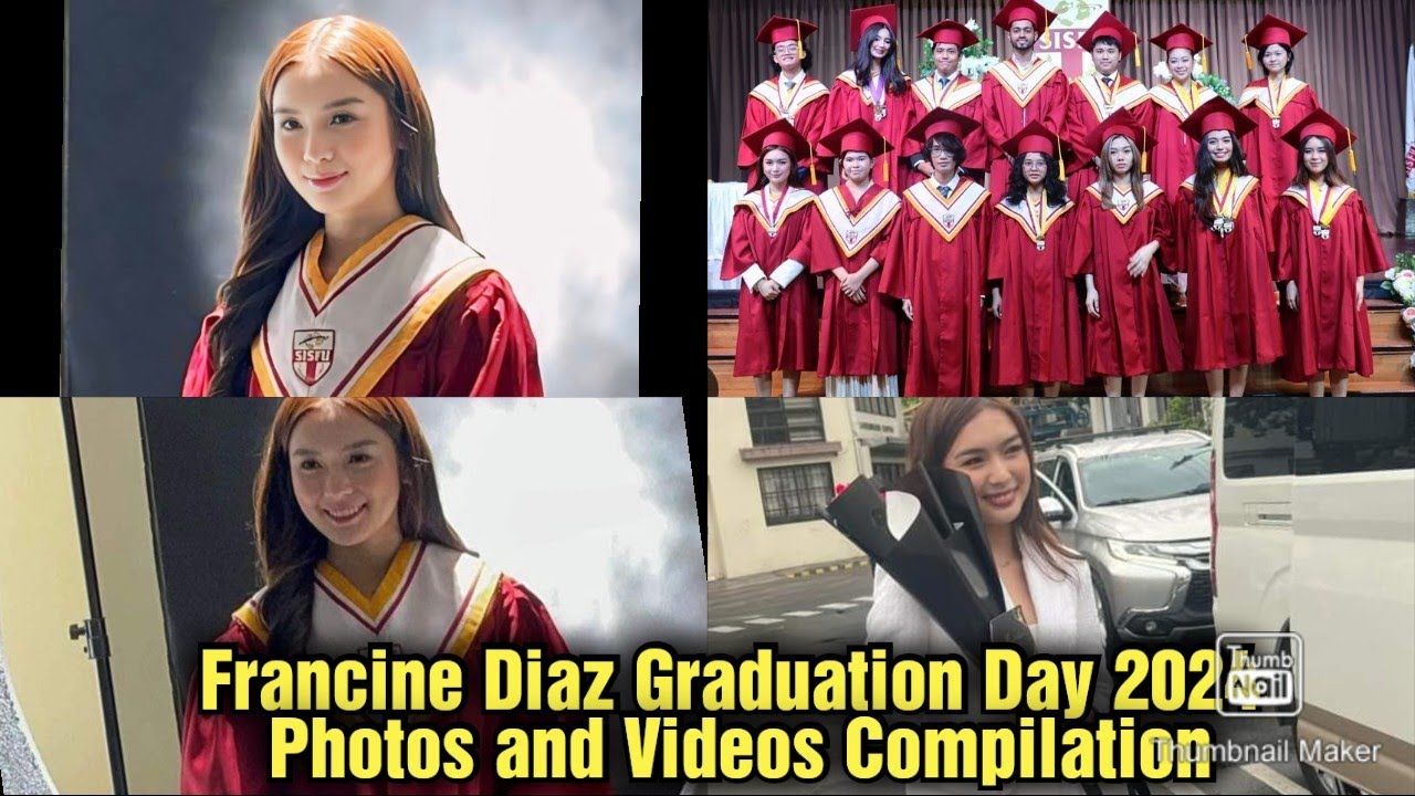 Francine Diaz Graduation Day 2024 Photos and Videos Congrats Chin💖😍🥰 #francinediaz #graduation ...