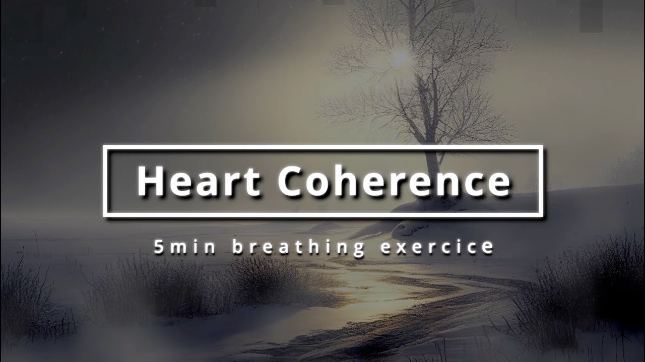 Heart Coherence - 5min breathing exercice #10 - 432hz tunning - YouTube