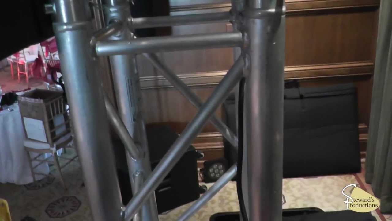 Vertical Truss with ADJ Mega Tri Par Profile - DJ Brandon Steward's ...