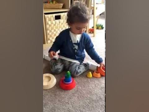 Problem solving @ 23 months. - YouTube