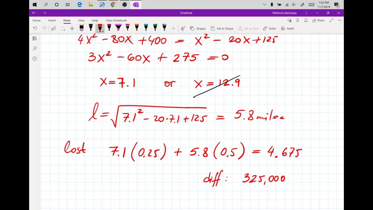 Nemanja Nikitovic Live Stream (Calculus1 4.5 Optimization Problems) - YouTube