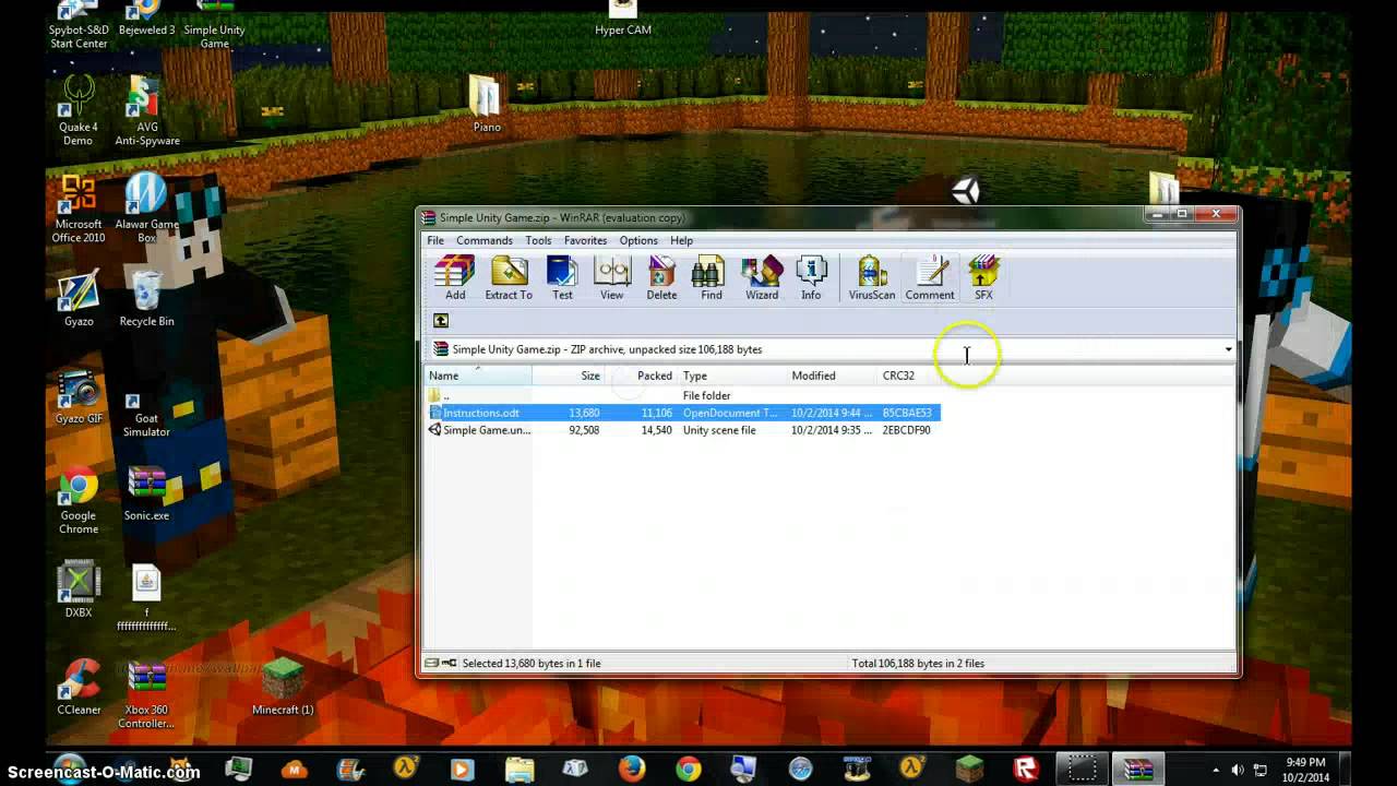 How to make a simple unity game - YouTube