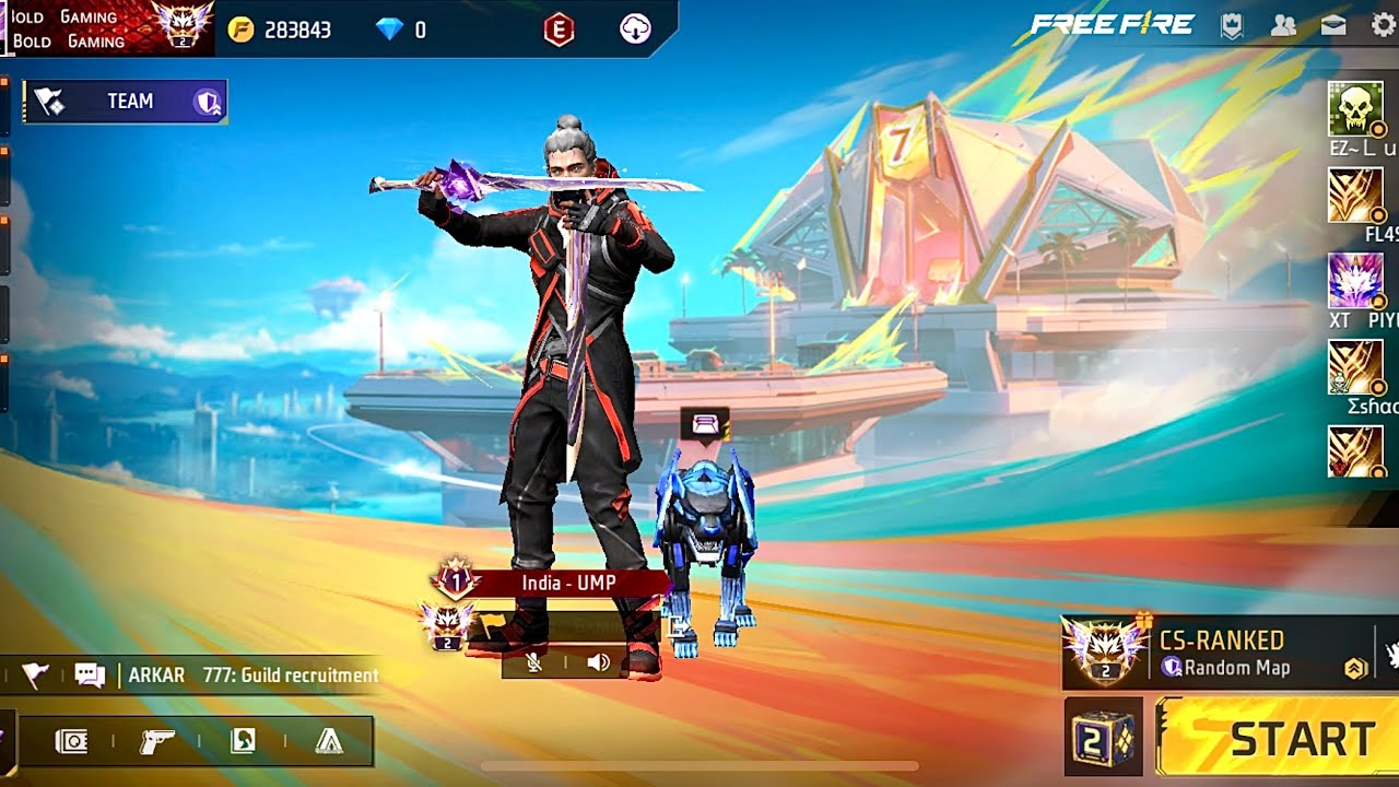 Global Top 1 Player live Clash squad rank push for Title 1# ...