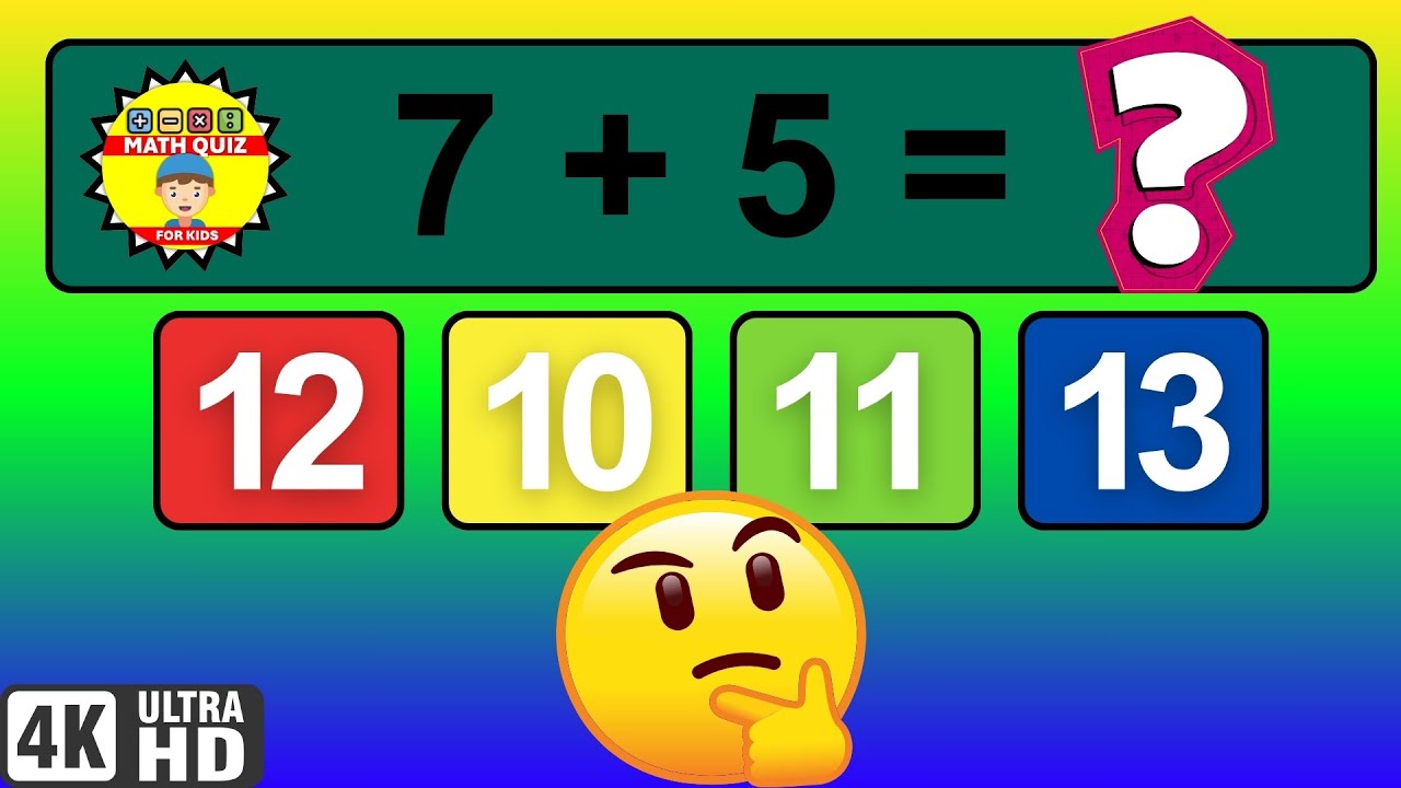 The Ultimate Math Quiz: 20 Sum Questions from Easy to Impossible! 🧠 ...