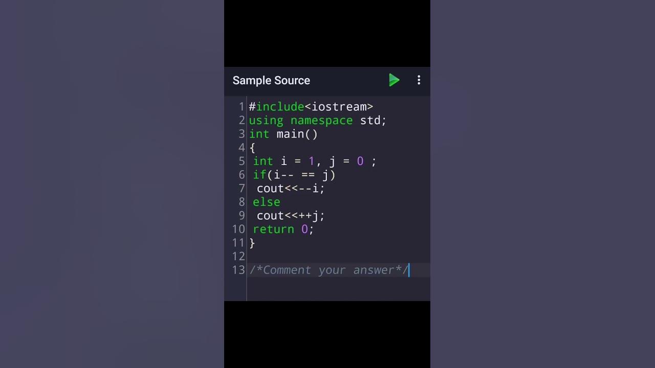 What Will Be The Output Of The C Plus Plus Program Shorts Programming Cplusplus Coding