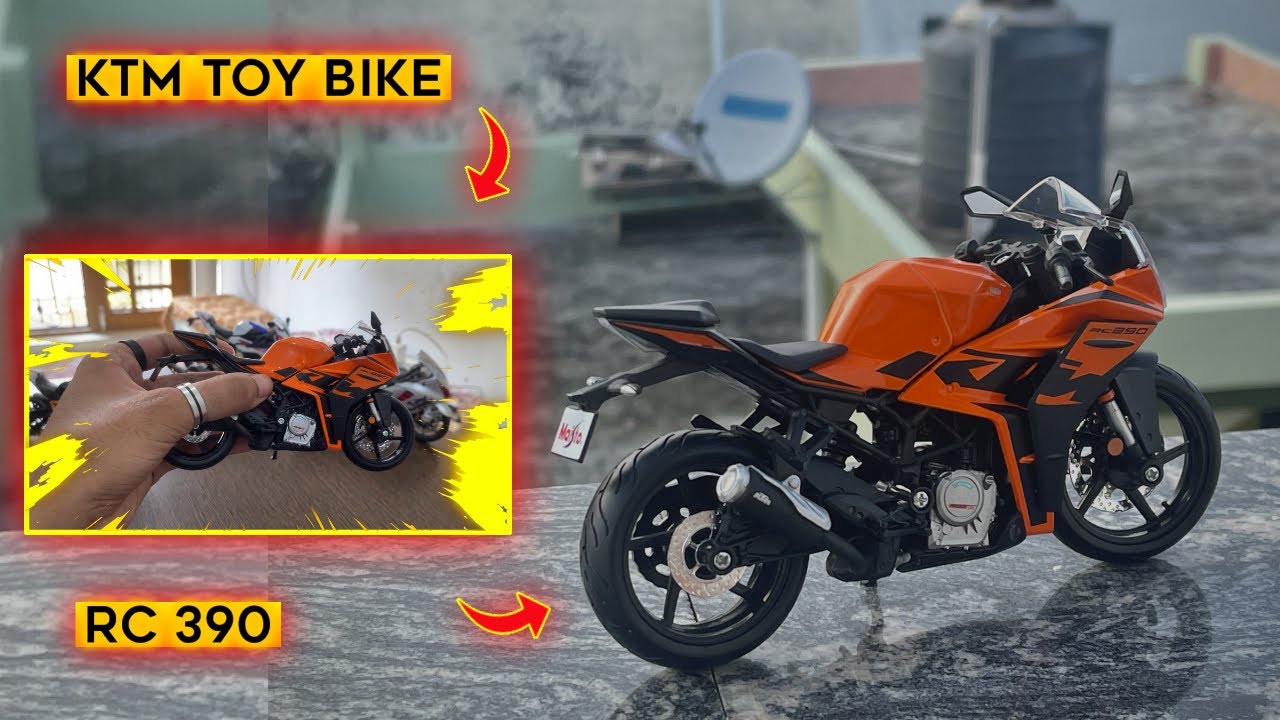 KTM TOY BIKE | KTM RC 390 TOY | MAISTO TOY BIKE DICAST MODEL - YouTube