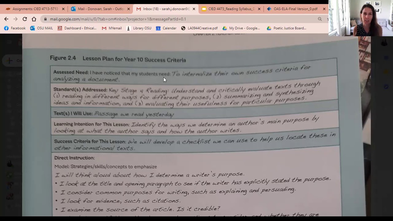 Think aloud lesson plan for independent reading - YouTube