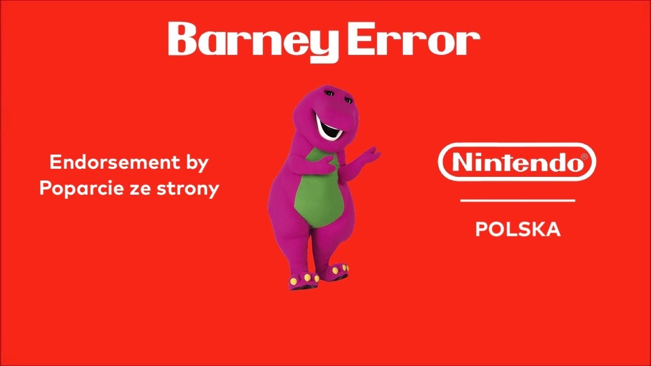 Barney Error Nintendo Switch Edition (17+ ONLY) - YouTube