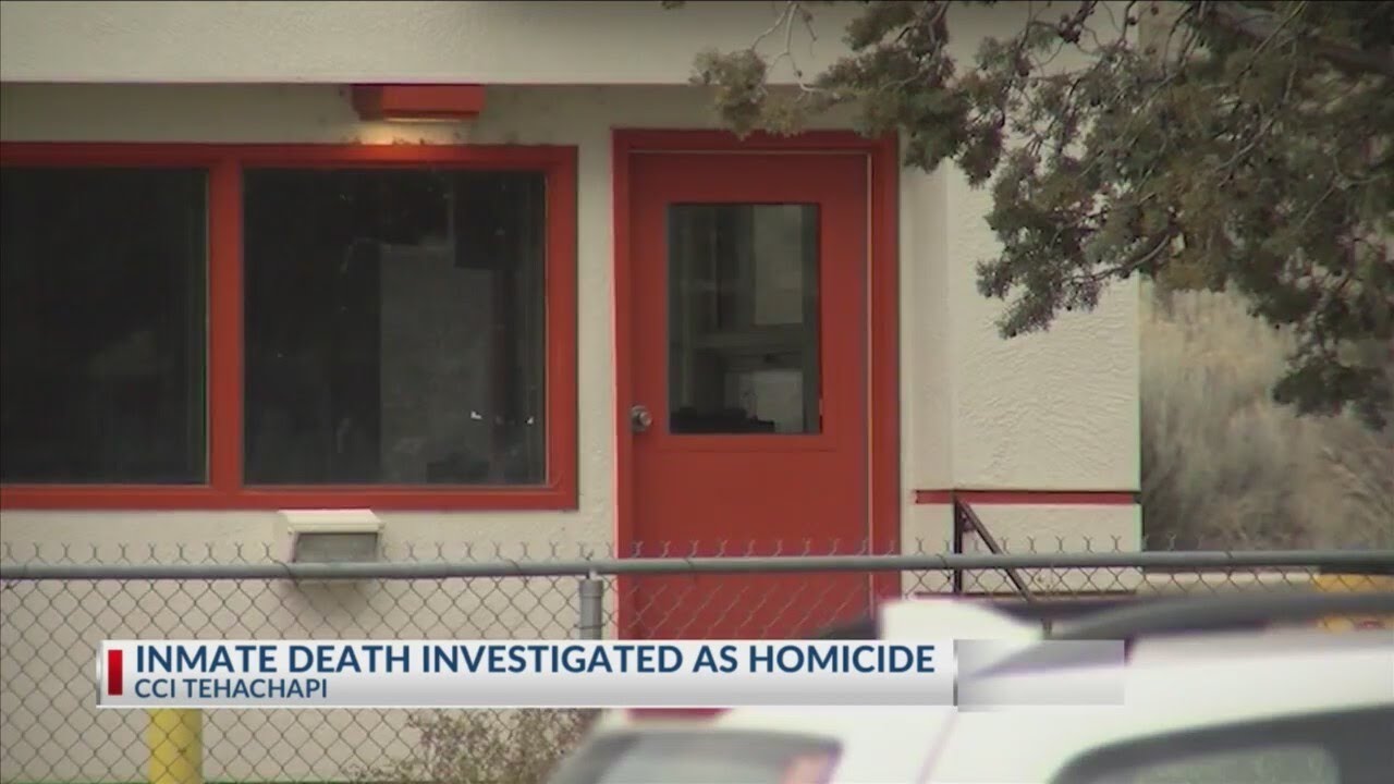 Inmate death investigated as a homicide at prison in Tehachapi - YouTube