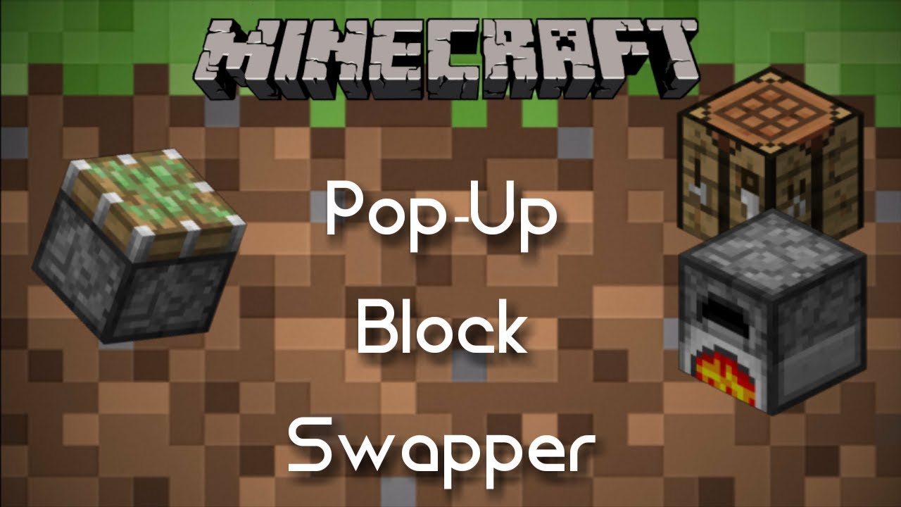 Pop-Up Block Swapper | Minecraft Redstone Tutorial - YouTube