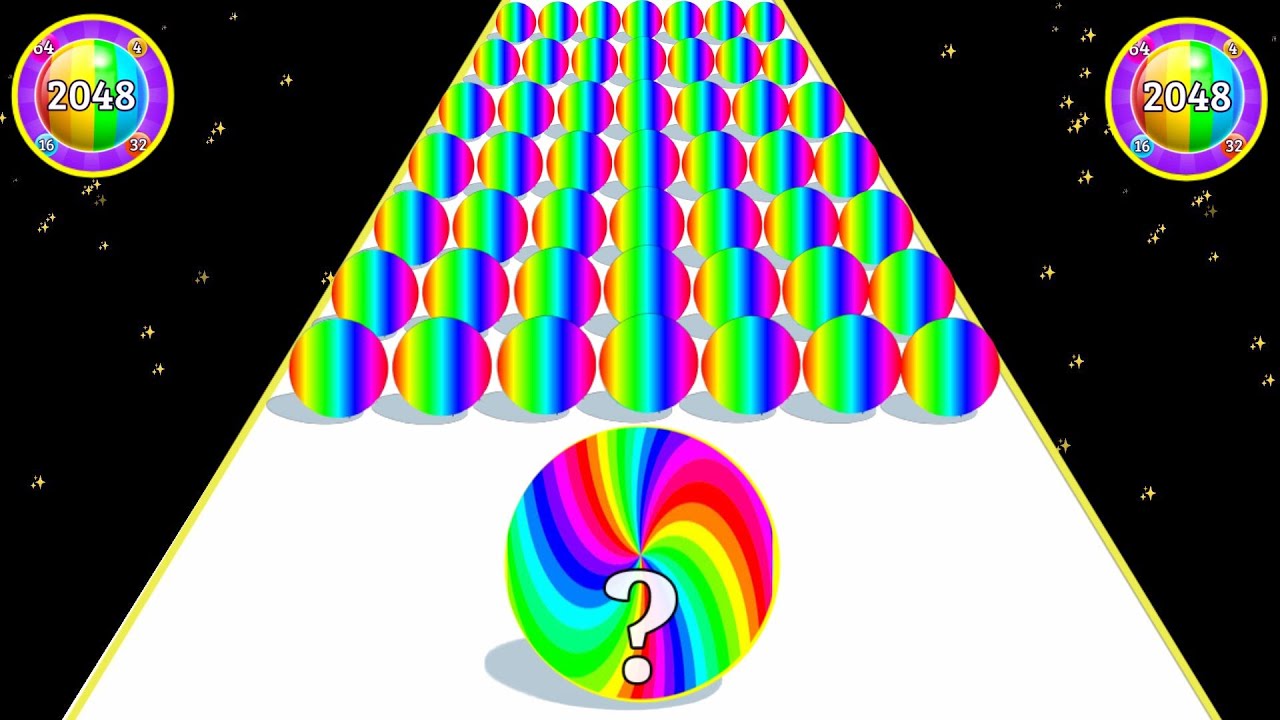 🏀Ball run infinity - Ball run 2048 max Level Up ball 9999 Mobile ...