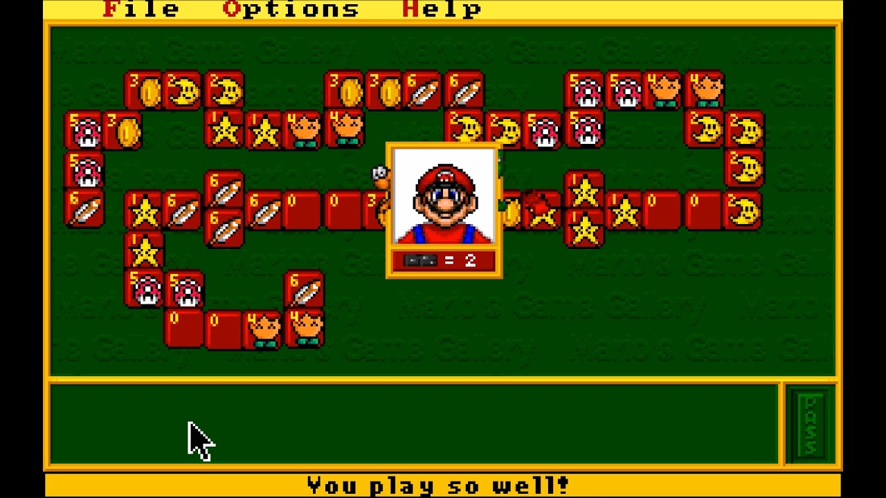 Mario's Game Gallery - Dominoes - YouTube