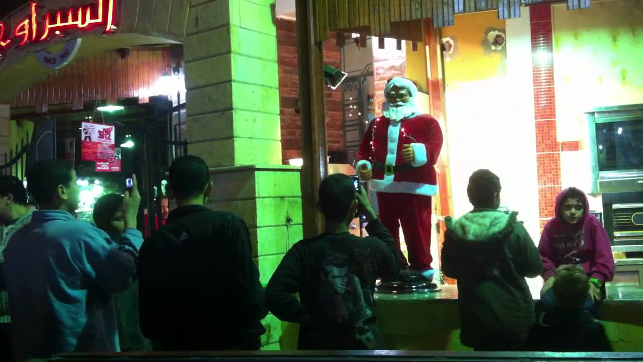 Dancing Santa in Cairo - YouTube