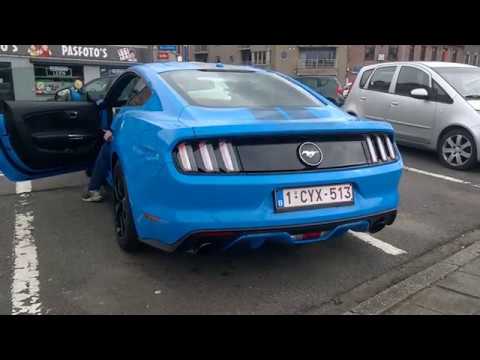 ford mustang 2.3 ecoboost with roush performance axle back exhaust system revs