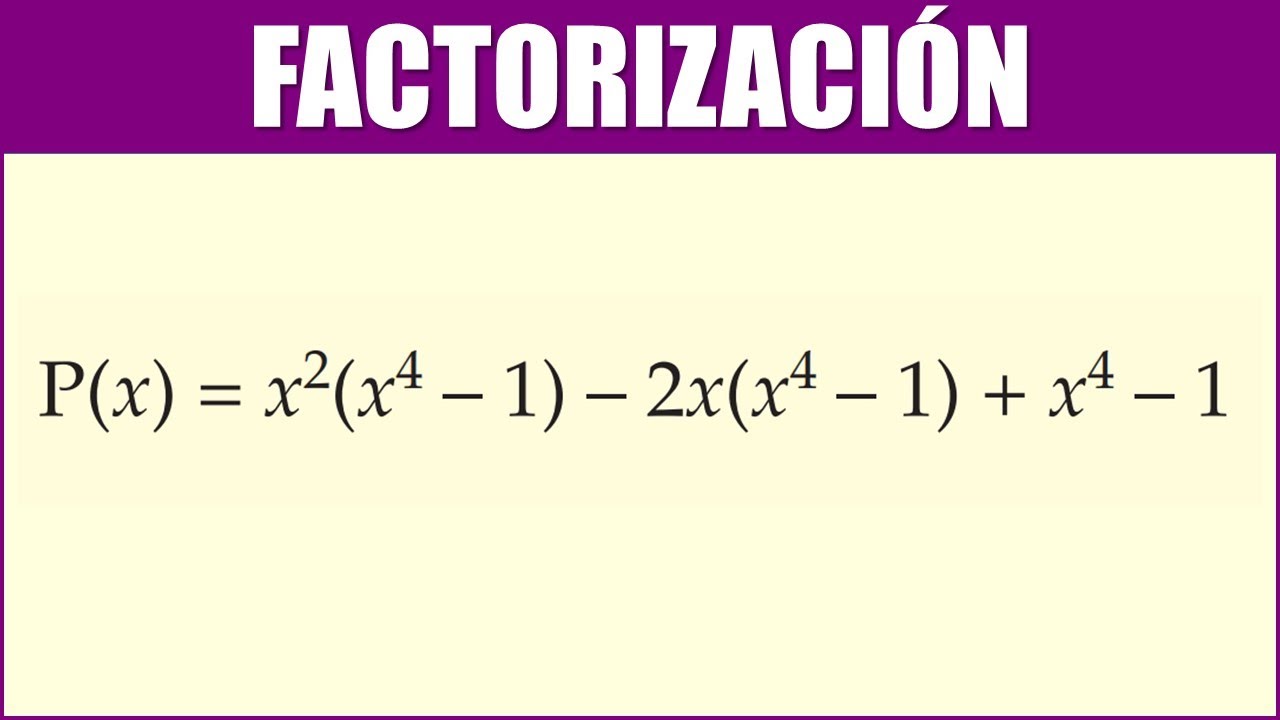 FACTORIZACI N Luego De Factorizar P x X2 x4 1 2x x4 1 FACTORIZACI N Luego De Factorizar P x X2 x4 1 2x x4 1