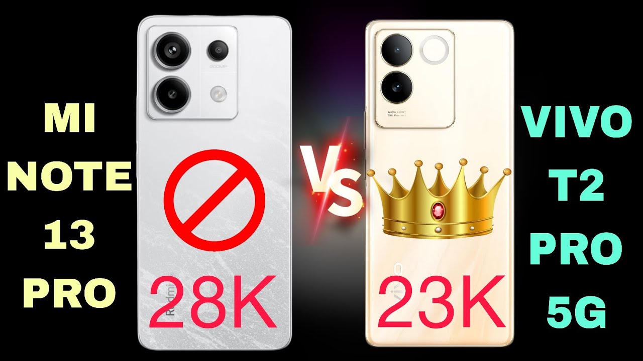 Redmi Note 13 Pro Vs Vivo T2 Pro|| Full Comparison|| - YouTube