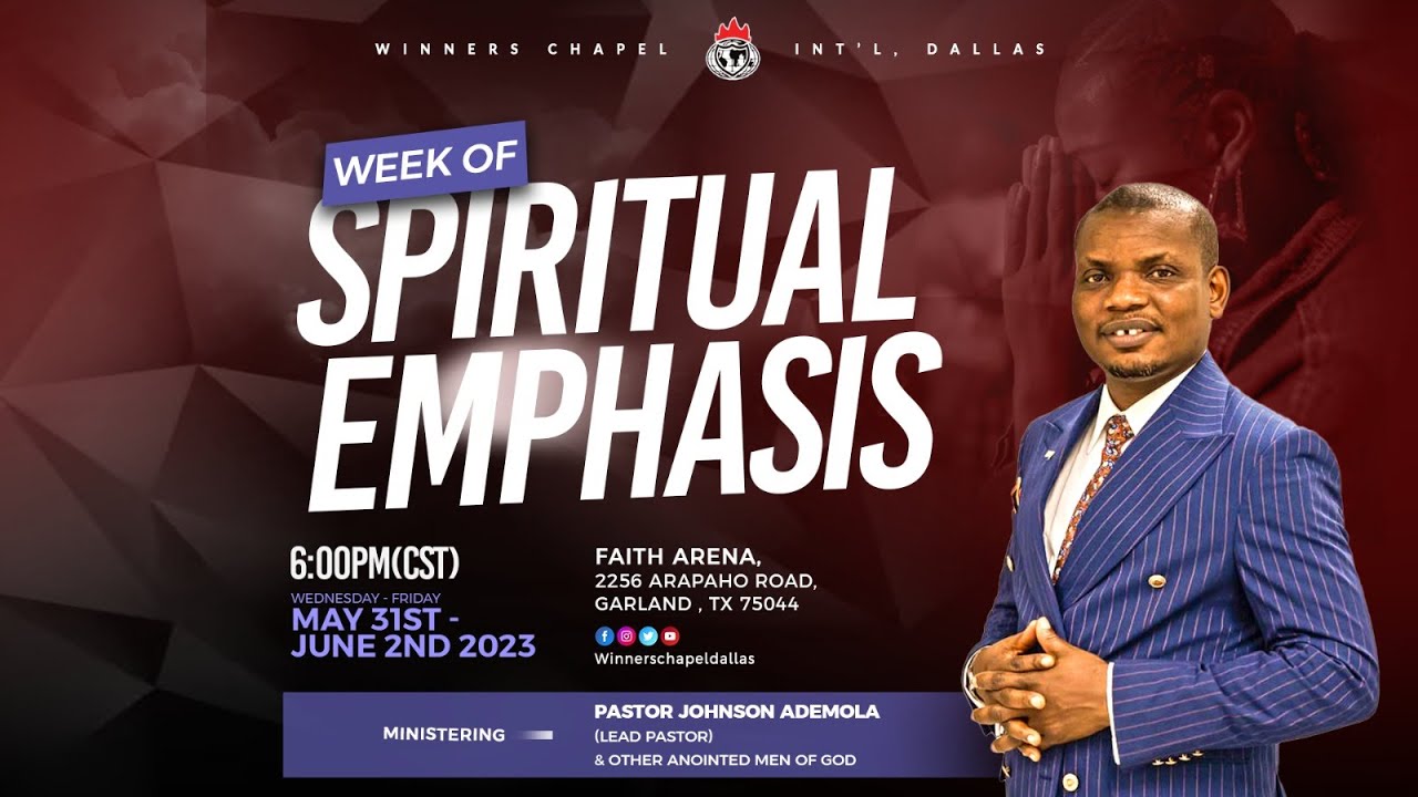 Week of Spiritual Emphasis Day 2| 1st June 2023 - YouTube