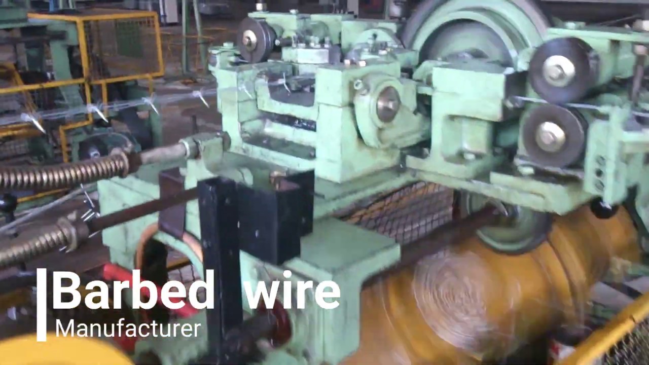 How It's Made, How to barbed wire manufacturer - YouTube