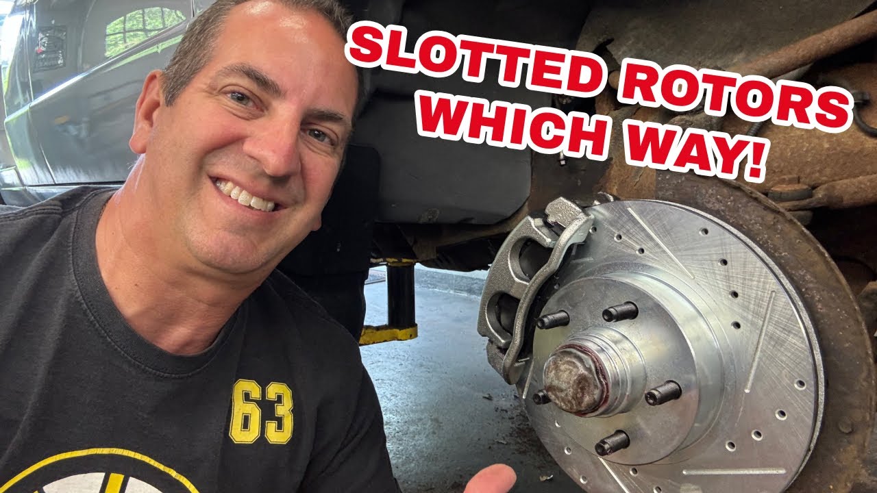 How to Install Slotted & Cross Drilled Rotors | Correct Rotor Direction ...